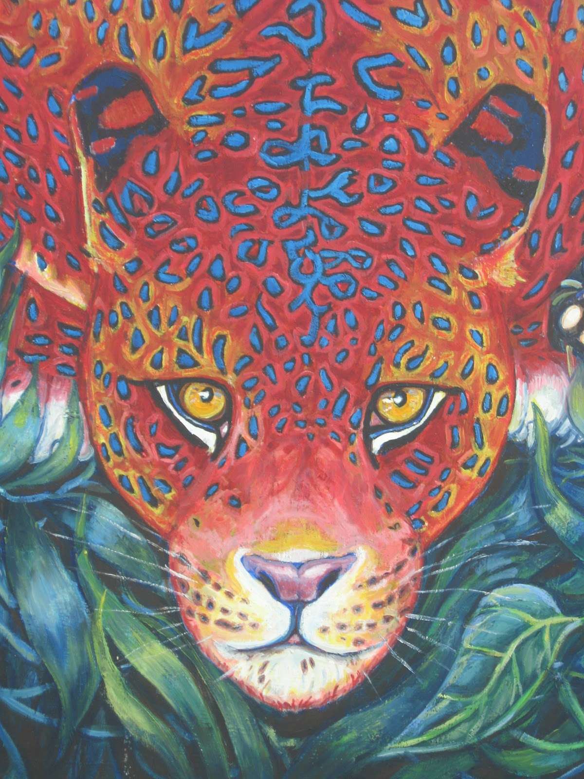 Abstract Leopard Painting