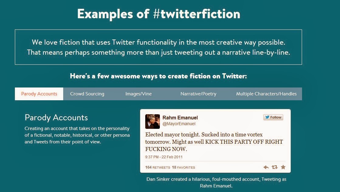Cryptomnesia: #TwitterFiction and the Art of Microfiction