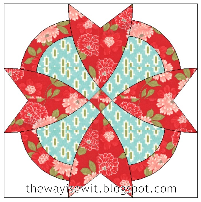 The Way I Sew It: Four-Lily Block Tutorial - Part 1