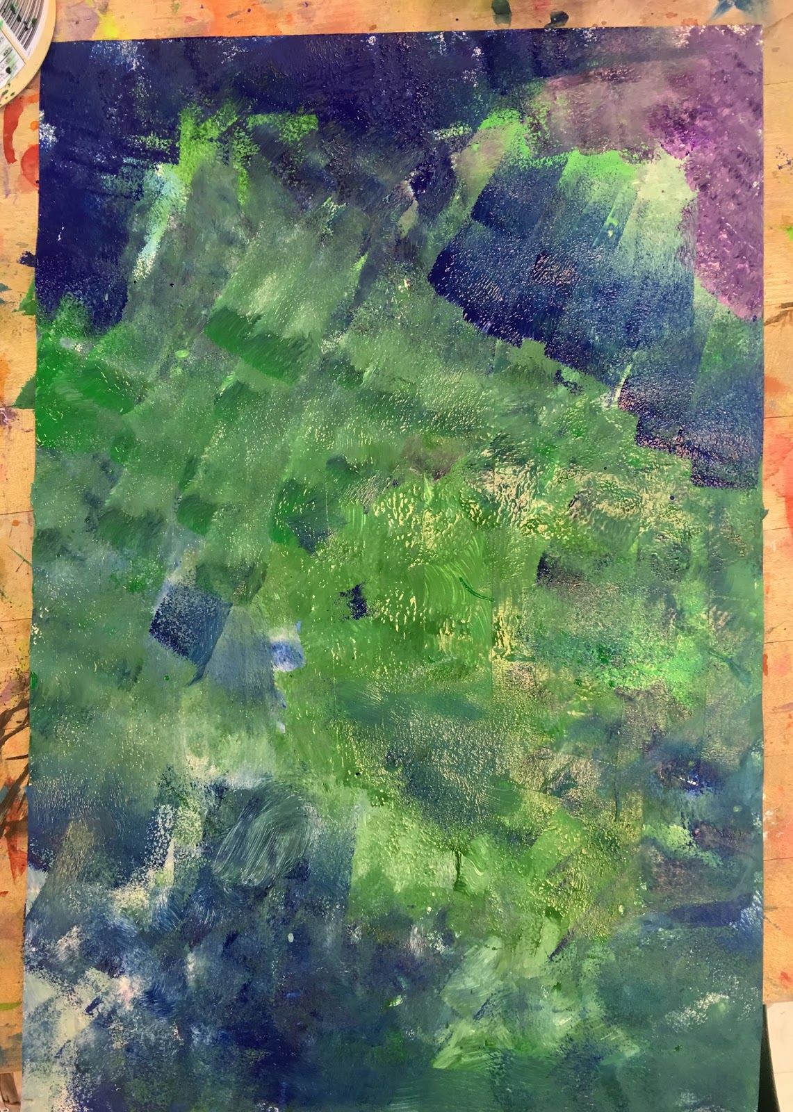 Art Room Blog: 4th Grade Monet's Bridge...