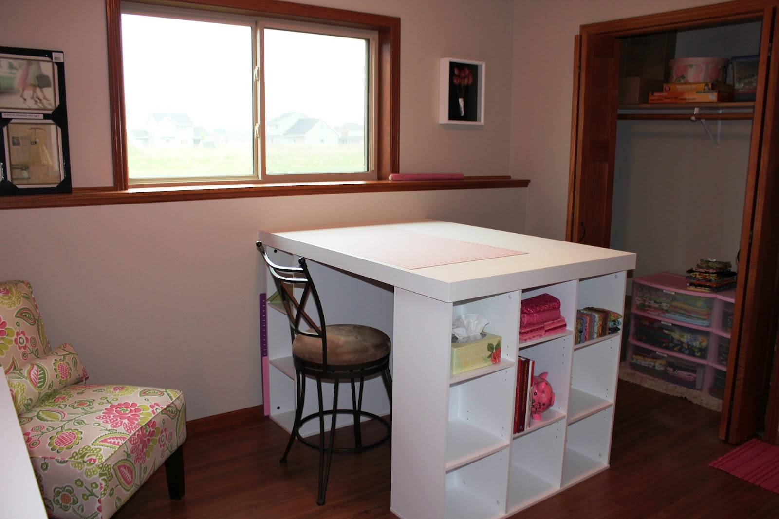 my meller: Inspirational Pink Craft Room - Reveal!!