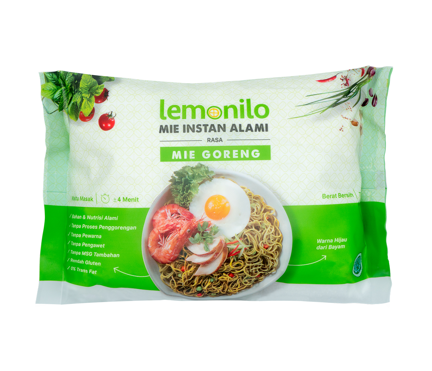 Lemonilo "Mie Instan Alami" Rasa Mie Goreng - Naturality Shop