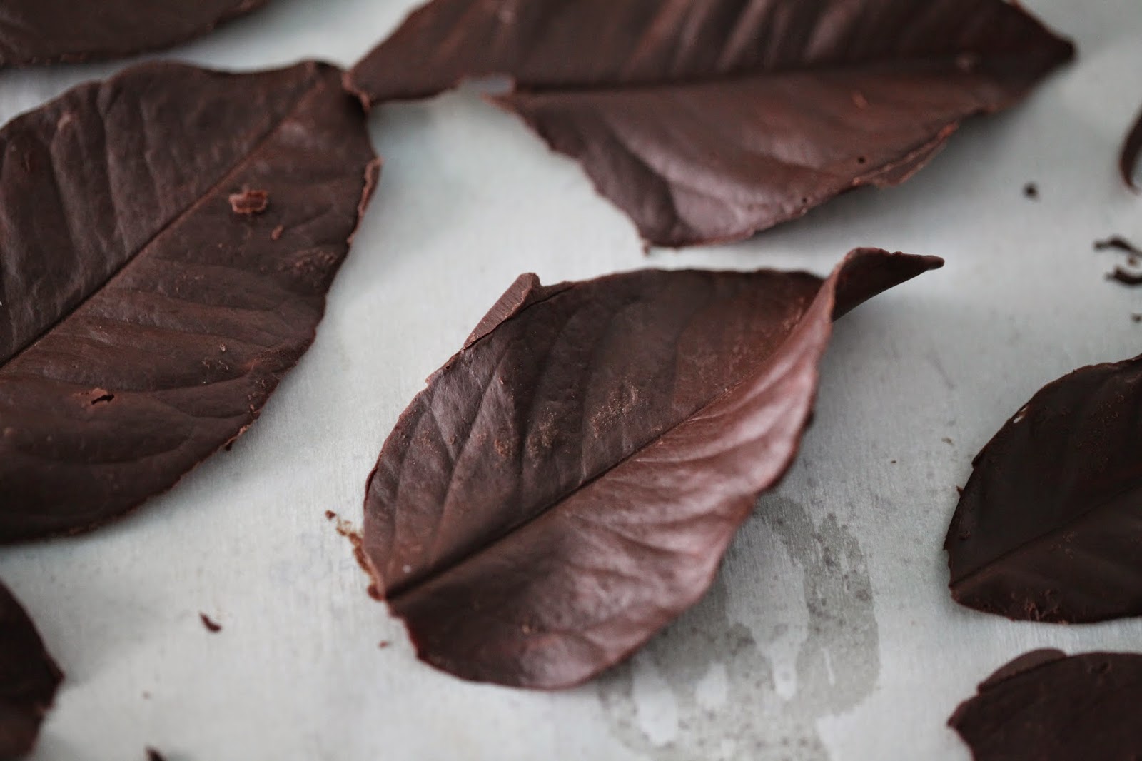 Salvation Sisters: How To Make Chocolate Leaves for Dessert Garnishing