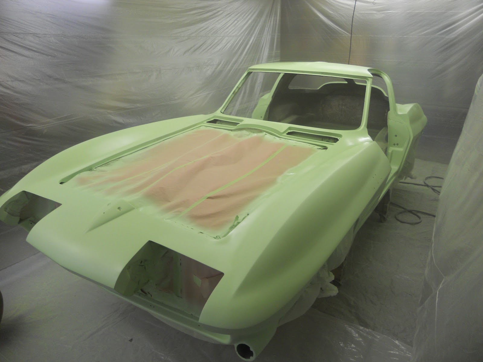1963 Corvette Sting Ray - Split Window Coupe - Restoration: Paint ...