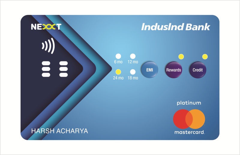 Hily Designs: IndusInd Bank lanza la tarjeta Nexxt para efectuar tres ...