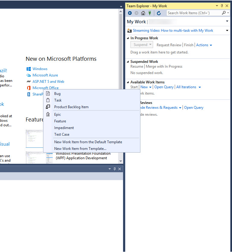 Living and breathing the world of Microsoft: Creating Work Items in ...