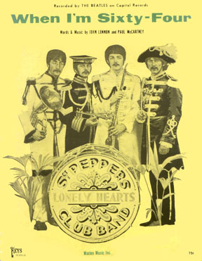 Awesome Music: The Beatles - When I'm 64 - Lyrics and 64 tributes to ...