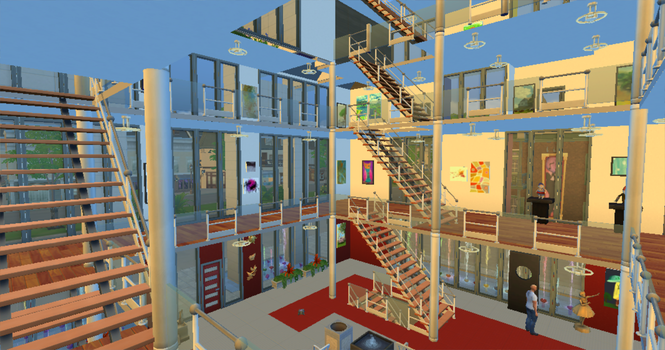 SimsDelsWorld: The Sims 4 : Great Art Gallery (+18)