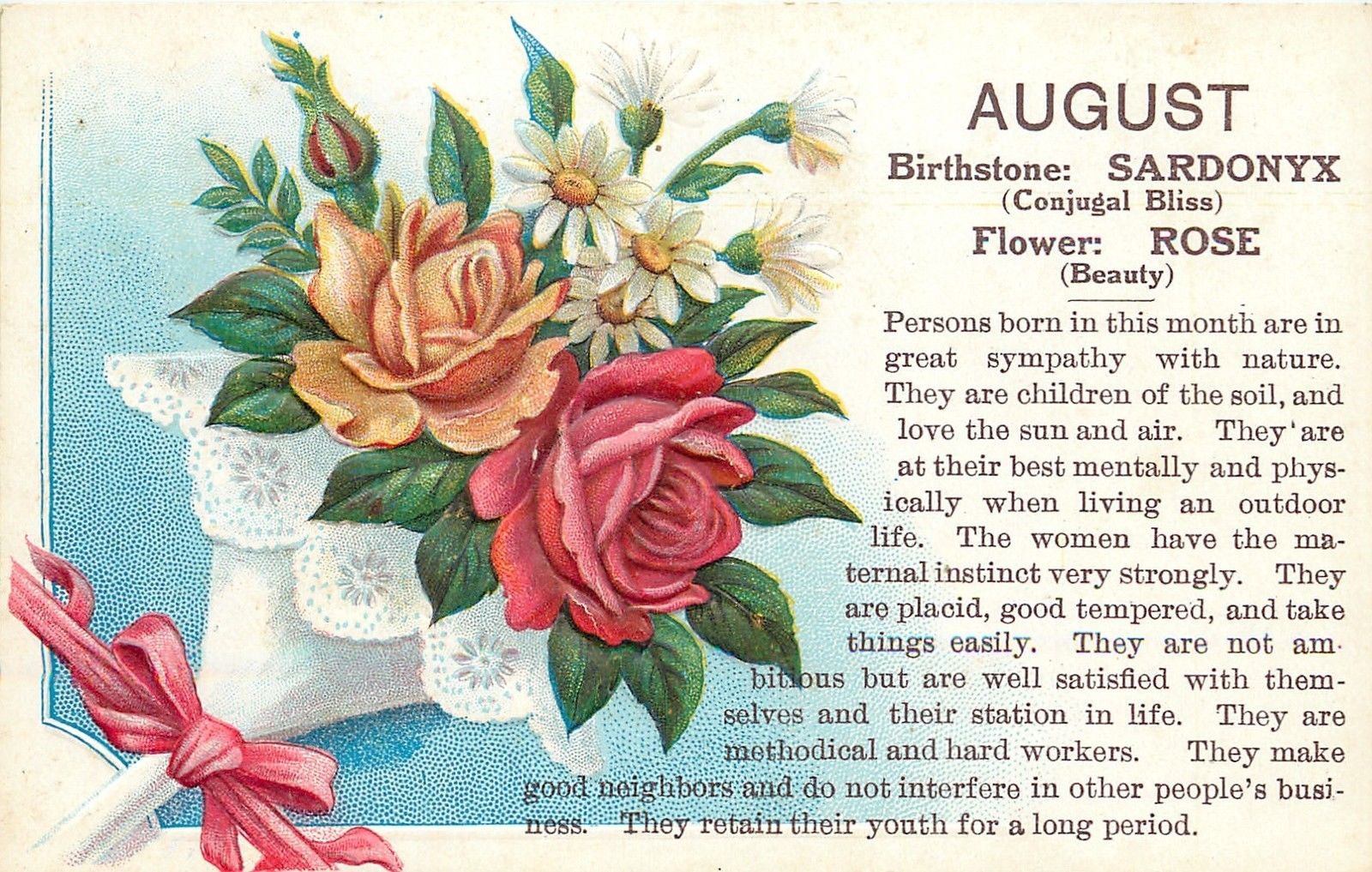 gold country girls: Saying Goodbye to August: More Vintage August Postcards