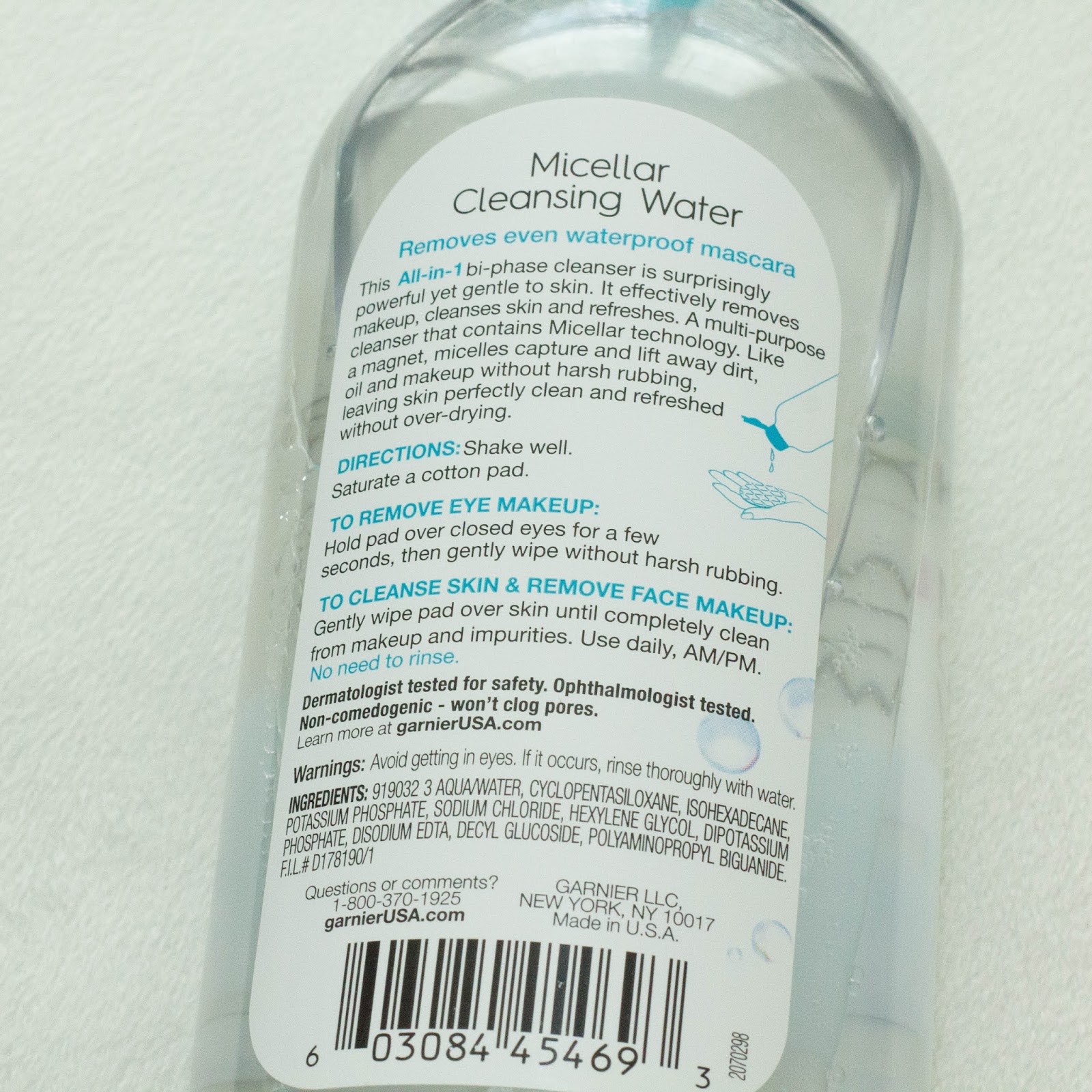 Mrs Frances Marie: BEAUTY: GARNIER MICELLAR CLEANSING WATER REVIEW