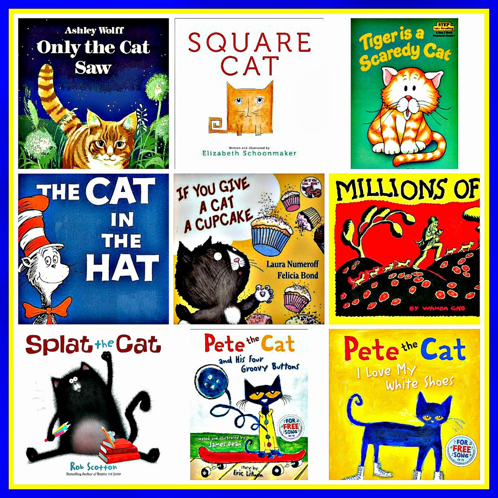 Kindergarten: Holding Hands and Sticking Together: LOTS of Cat-tivities ...