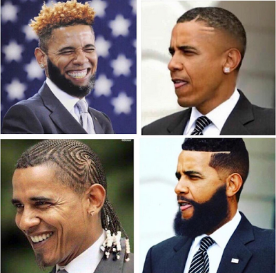 LOL! Check Out Barack Obama In Different Hairstyles | BlackBerryBabes Blog