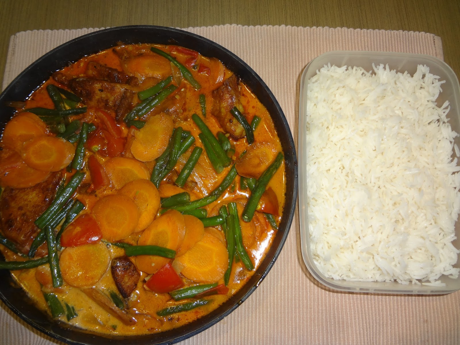 Suma's Recipes: Fish and veggies in Thai sauce