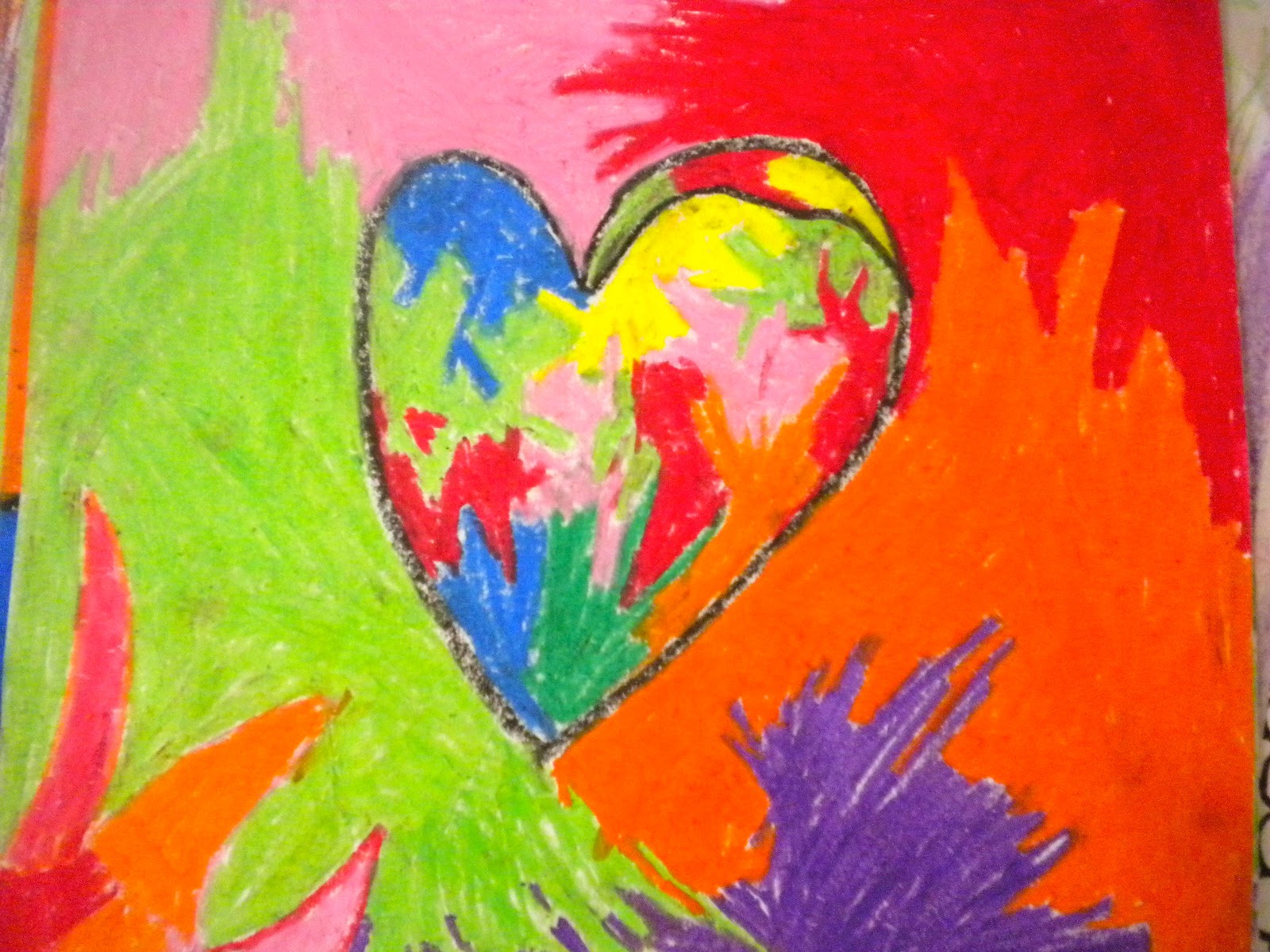 Waitsfield Elementary Art: Jim Dine Hearts