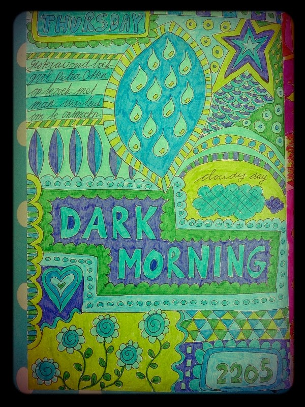 Caatje's Artsy Stuff: Coloured Doodles