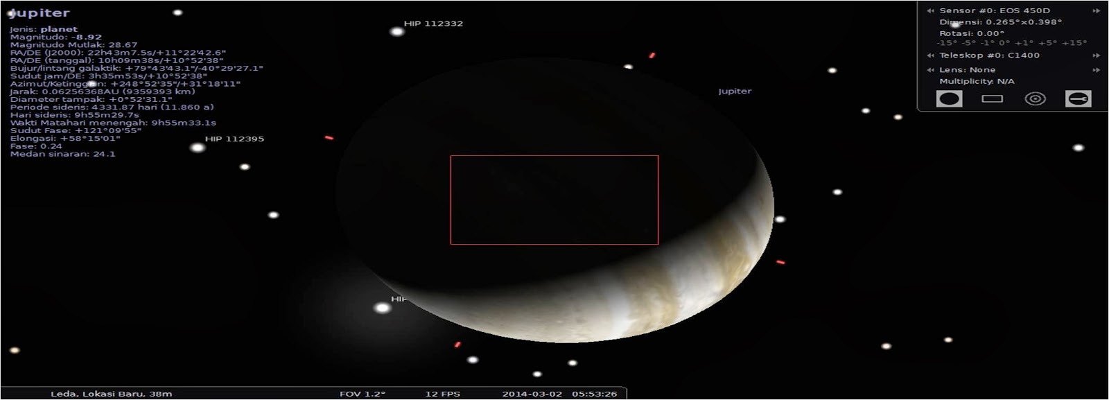Tutorial Operating Stellarium | Everything's here~
