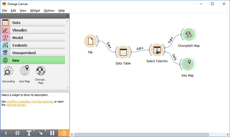Geo Mapping Menggunakan Orange Data Mining - Jejak Kaki