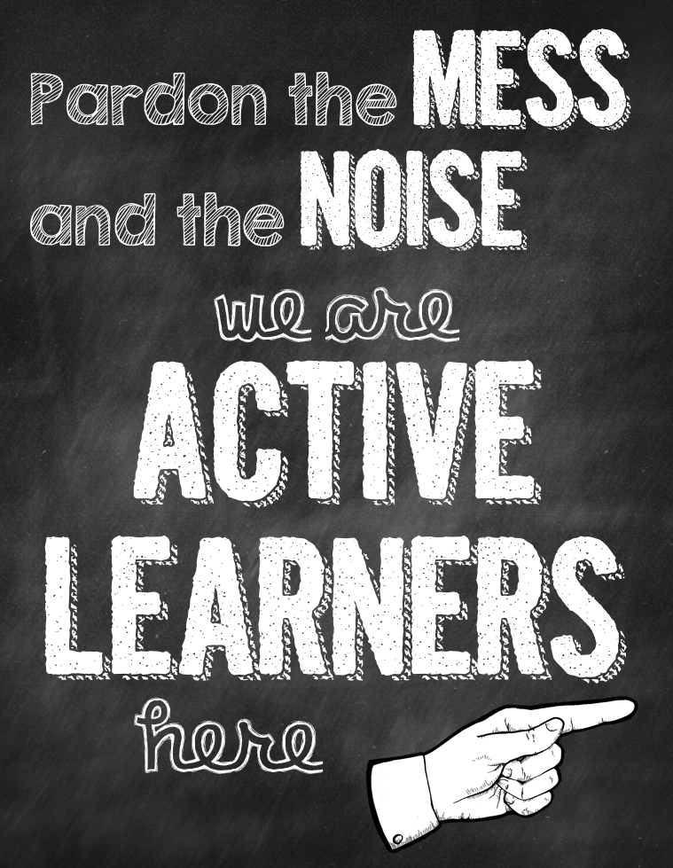 Active Learner Sign | Wonderful Kindergarten