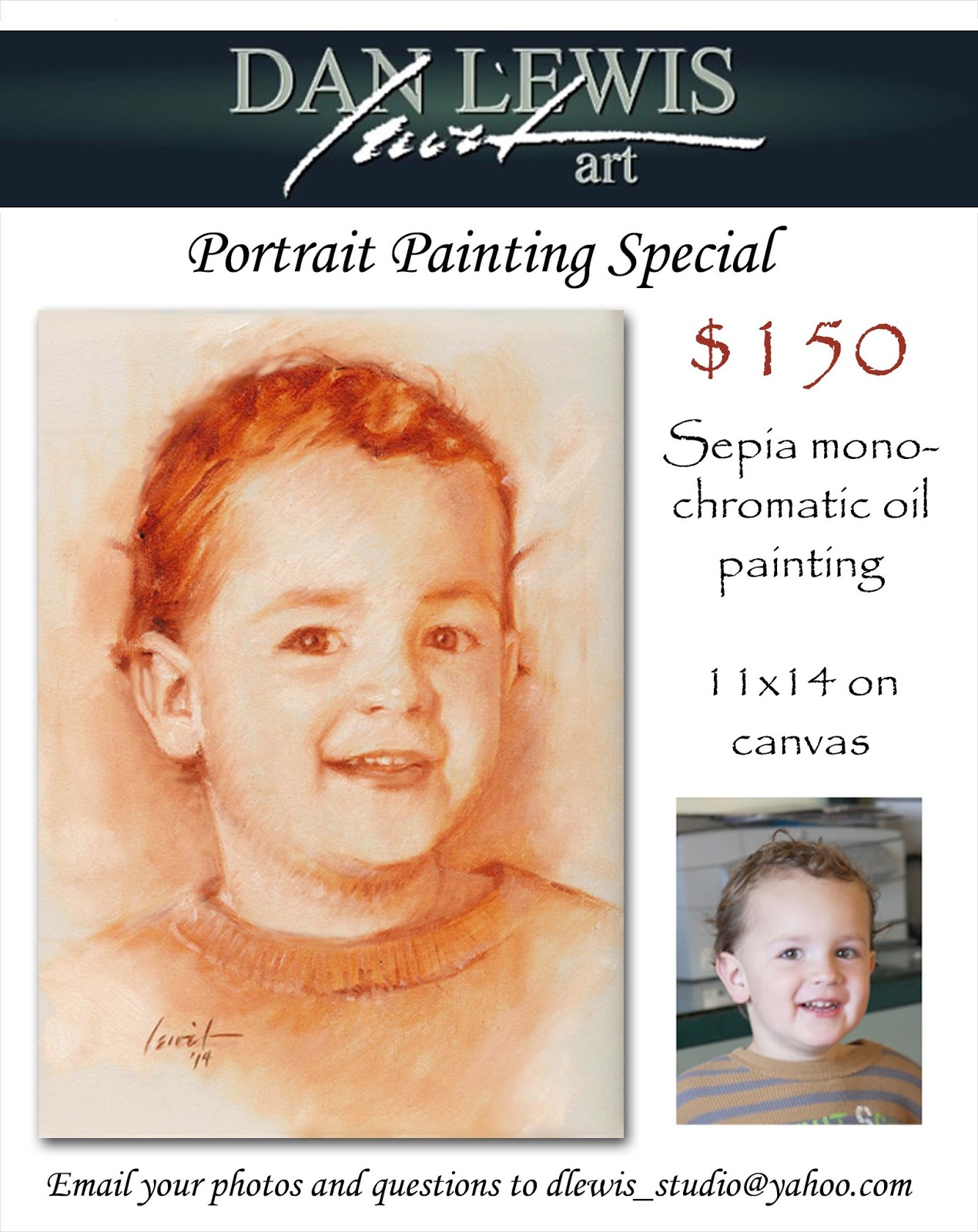 THE ARTWORK OF DAN LEWIS: Portraits and Other Commissions