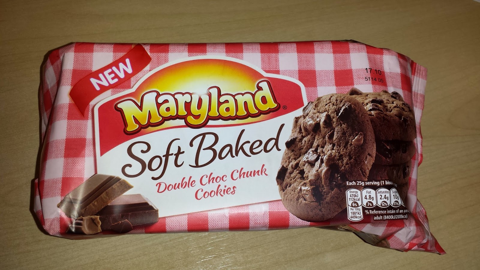 Food Review UK: Maryland Soft Baked Cookies Double Chocolate Review