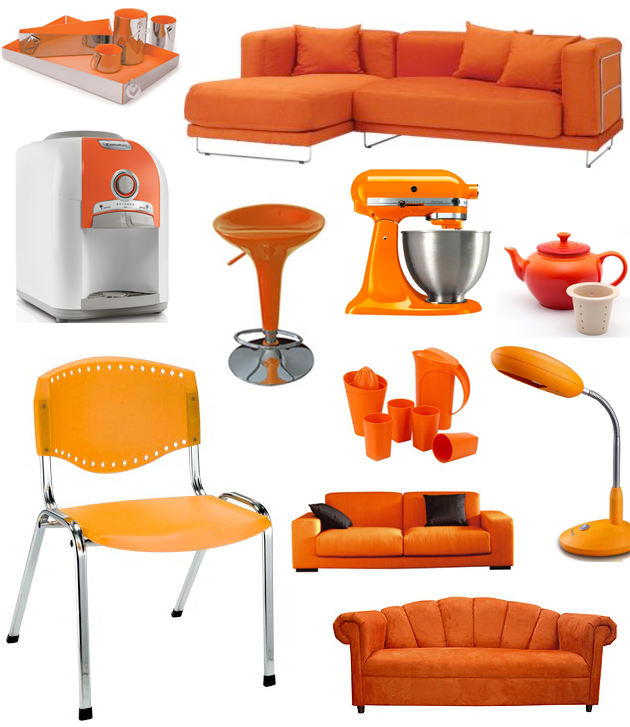Dicas e Ideias: Laranja na decoração