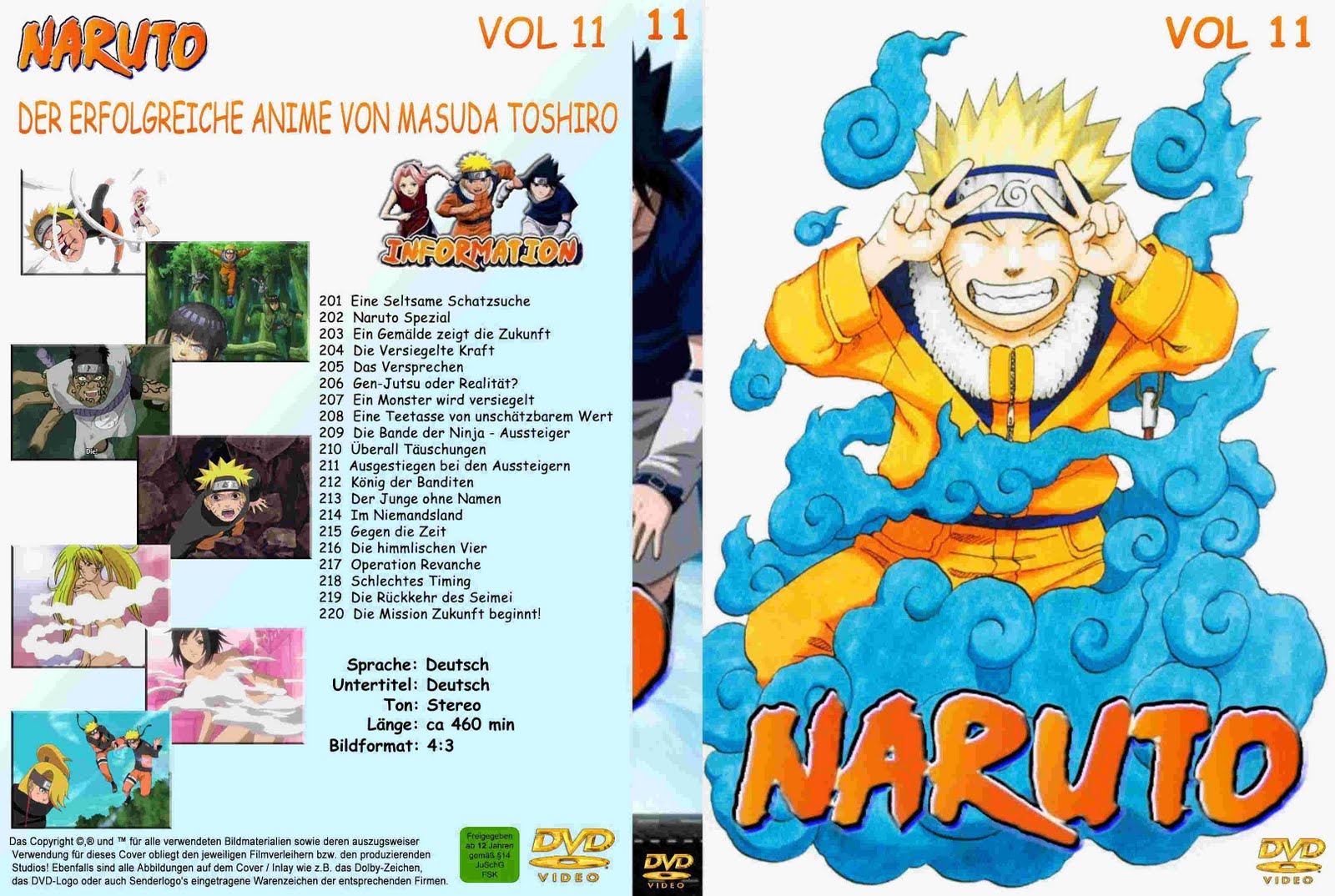 Cover Animes: Naruto DVD Collection: Vol.11 German