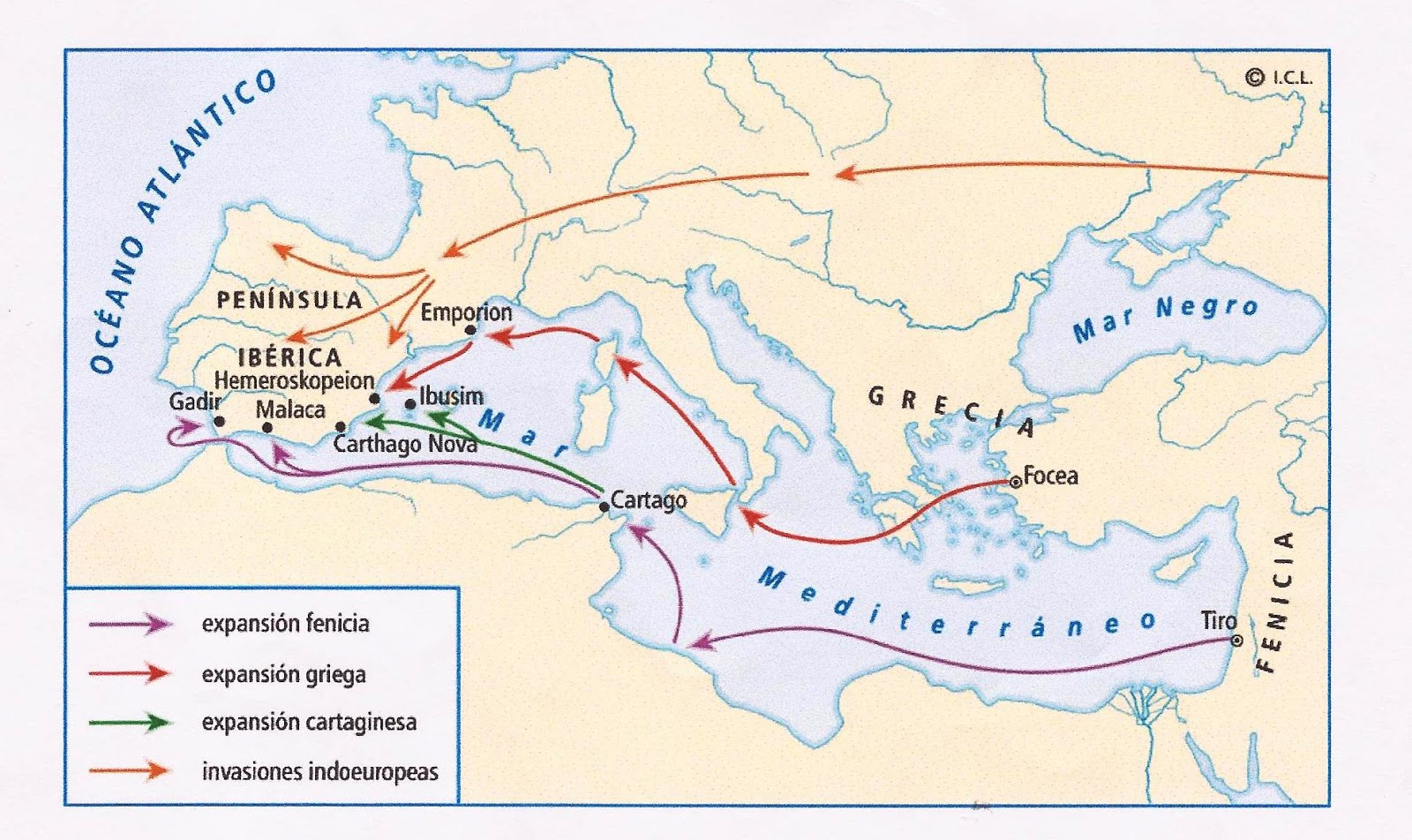 LE FRANÇAIS DU COLLÈGE: LES PEUPLES COLONISATEURS