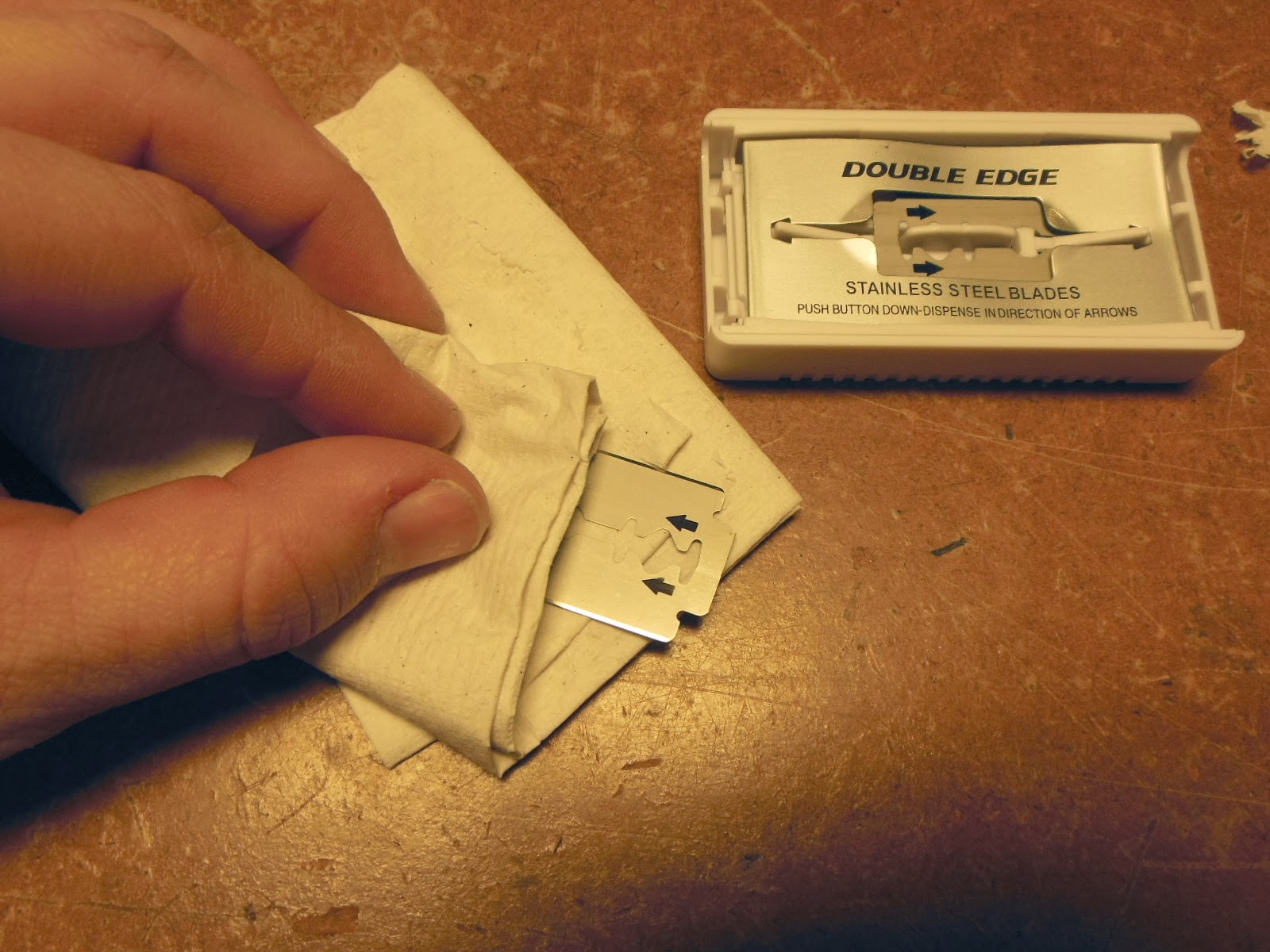 Prop On: Razor Blade mouth trick