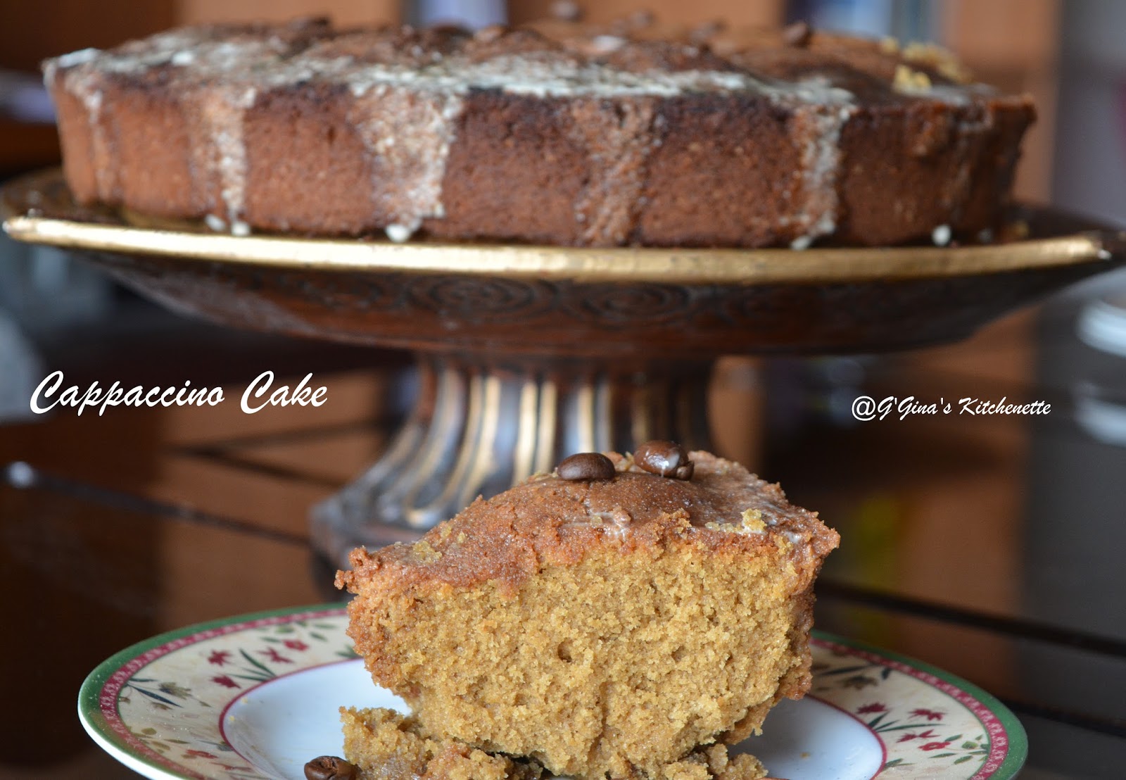 G'Gina's Kitchenette: Cappuccino Cake #FoodieExtravaganza