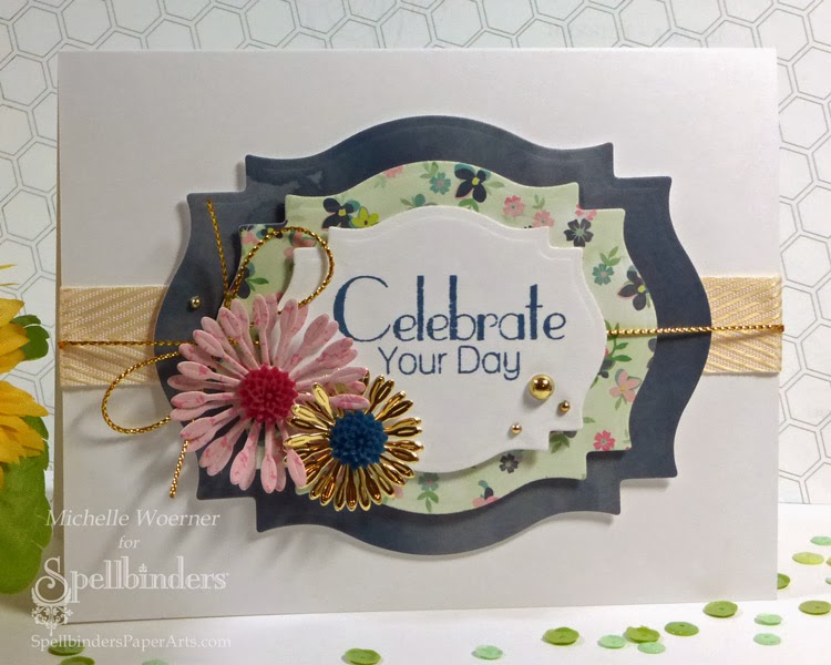 Stop and Stamp the roses: Spellbinders Labels cards