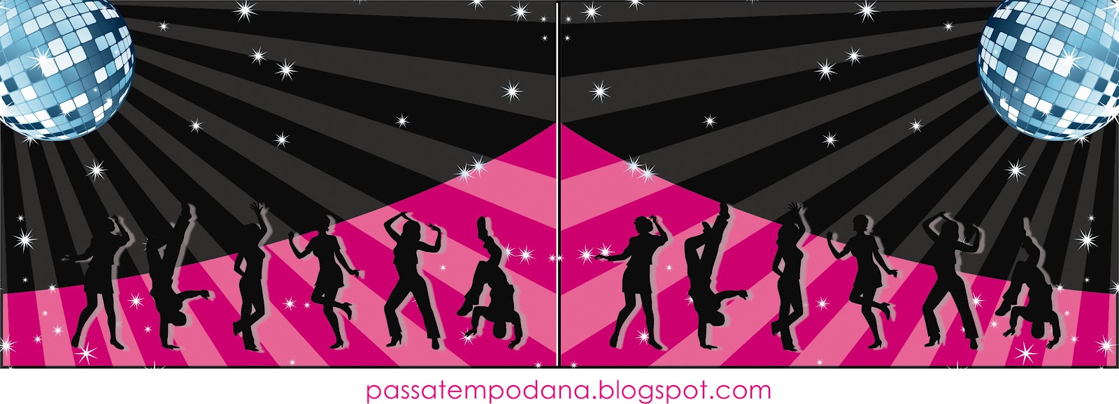 Passatempo da Ana: Kit Balada (Pink e Preto)