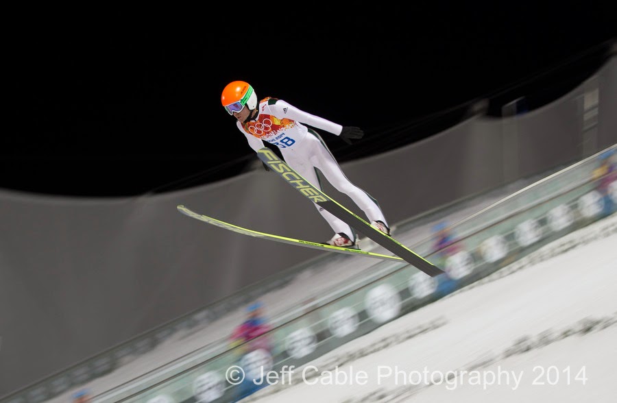 Jeff Cable's Blog: Photographing ski jumping - something I have always ...