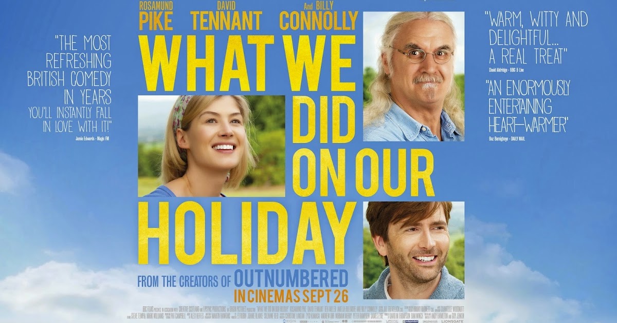 What We Did On Our Holiday Released In UK Cinemas Today
