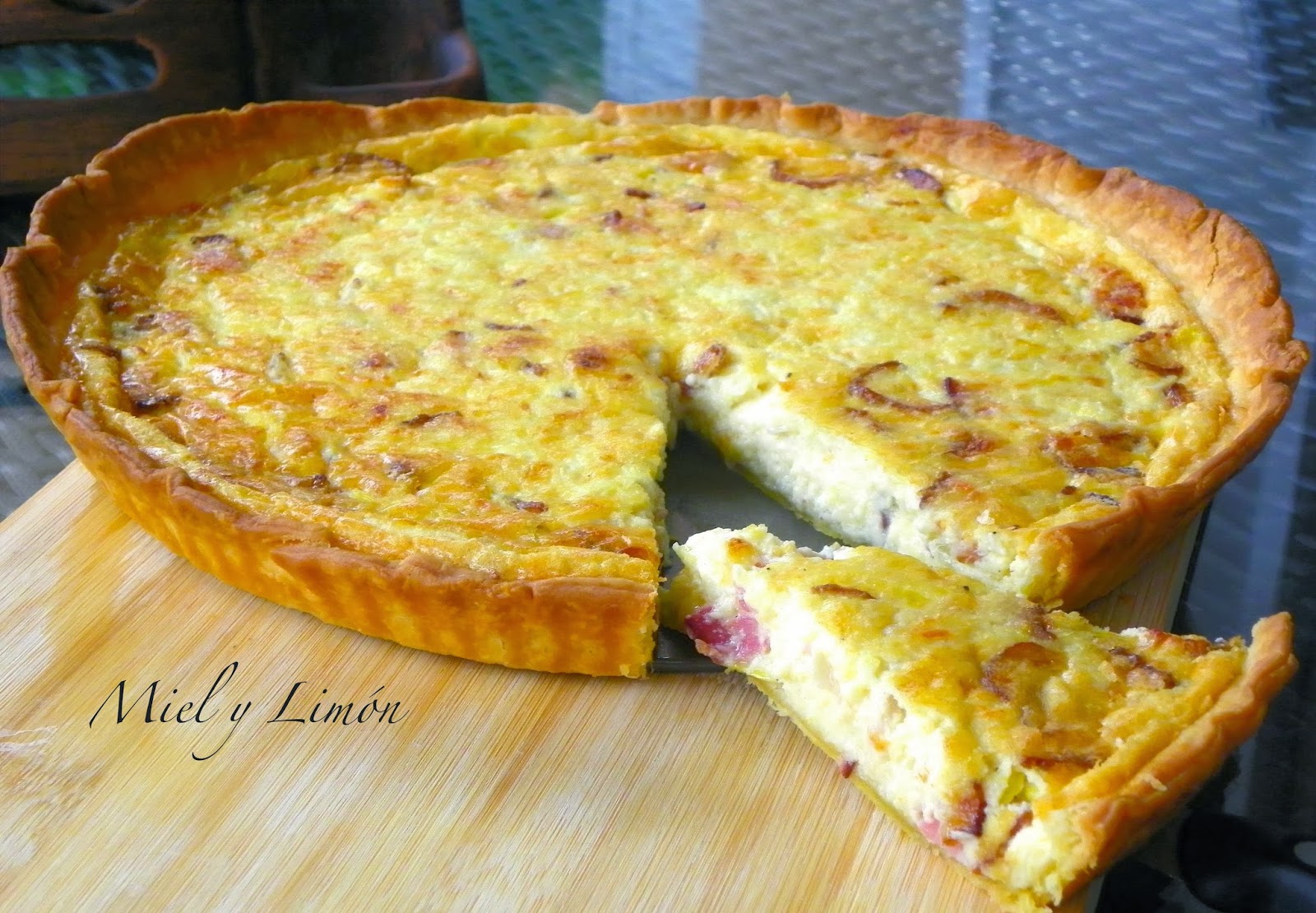 Miel y Limón Recetas: QUICHE Lorraine