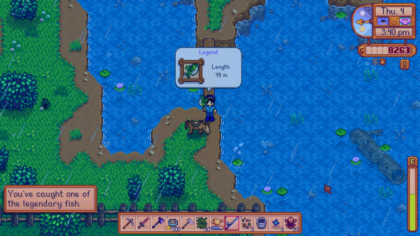 Stardew Valley Indonesia: Lokasi Dan Ciri² Ikan Legenda Stardew Valley