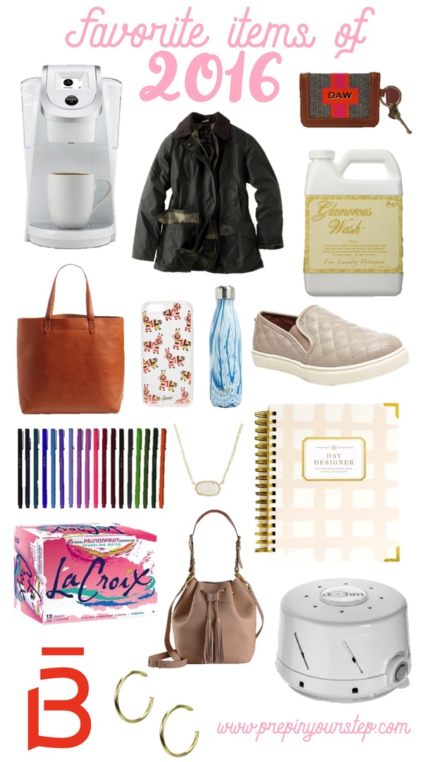 Prep In Your Step: My Favorite Products & Items of 2016