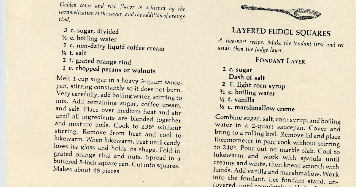 Vintage Recipe Vault: Vintage Fudge Newspaper Clippings