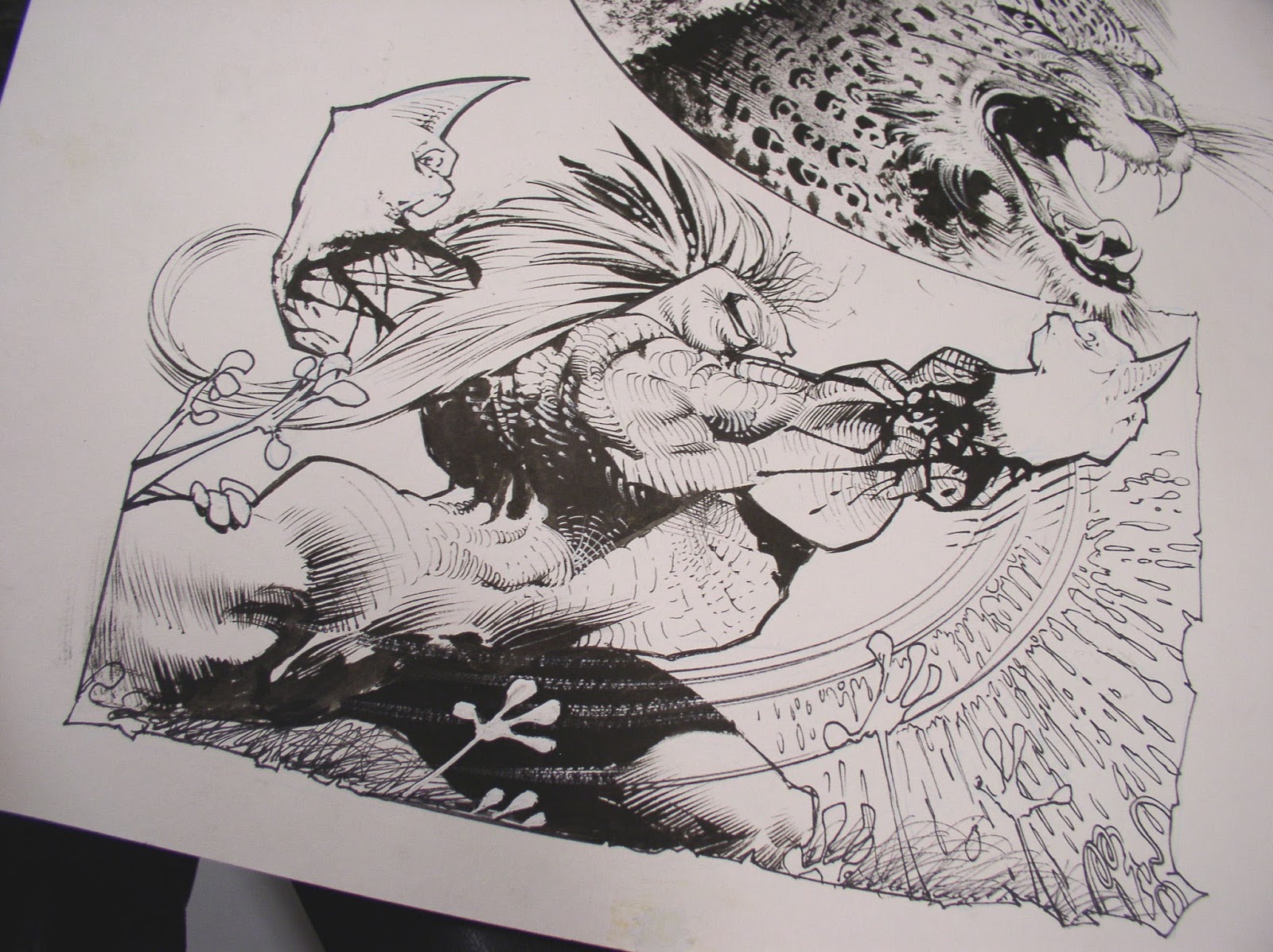 Sam Kieth : Vintage Maxx Panel .. Nola.