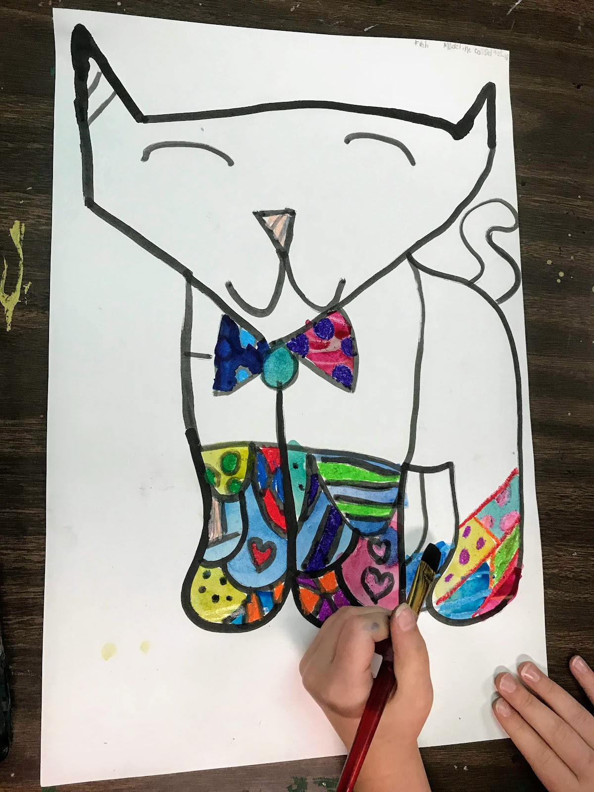 Elements of the Art Room: 2nd grade Romero Britto Animals!