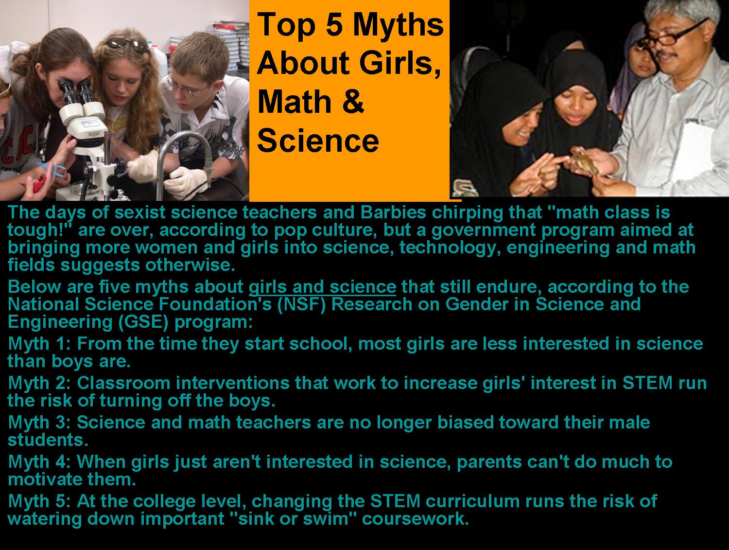 Dr Mat: Myths About Girls, Math and Science