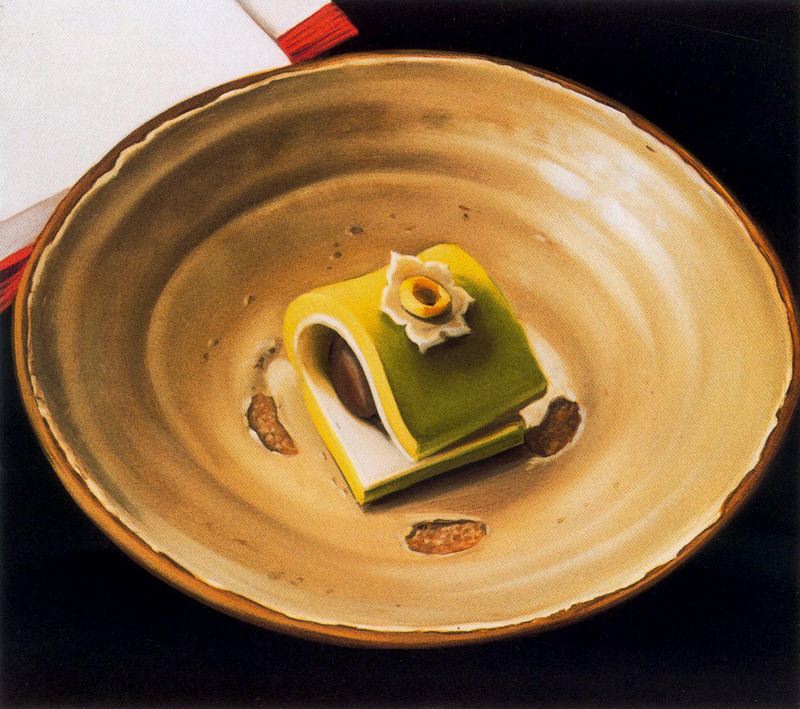 Painting of Lisa Milroy artist, Lisa Milroy paintings