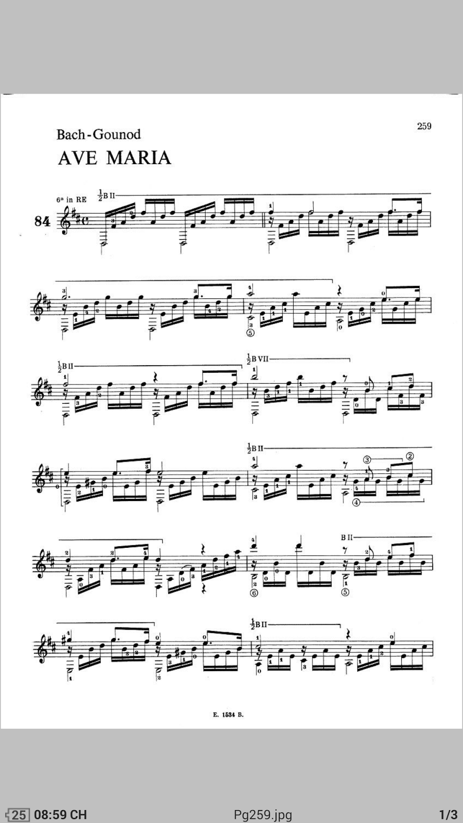 Classical Guitar: Ave Maria (Bach/Gounod)