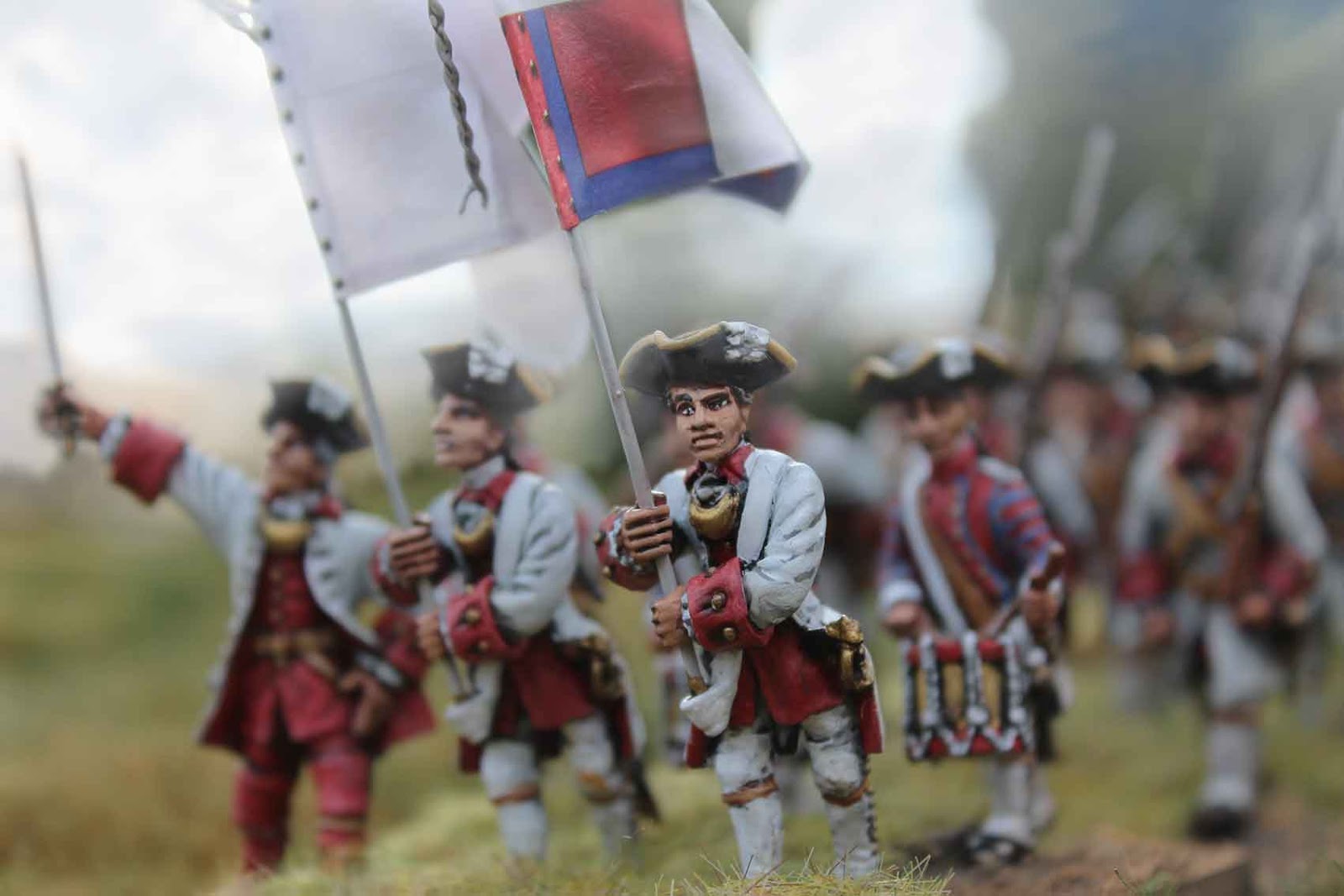 Scheck´s Zinnsoldatenkriege: General Montcalm and the Regiment Chartres