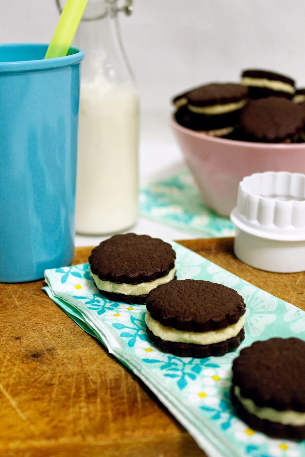 lollipop corn: Oreos caseras sin gluten