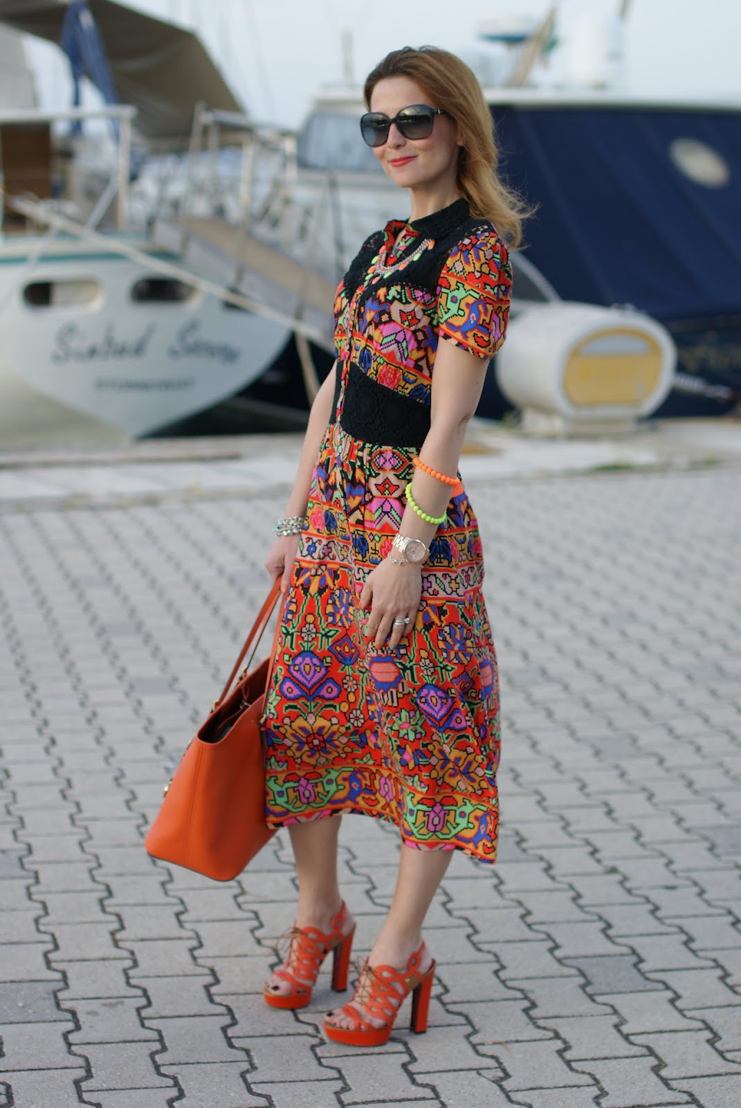 Aztec print dress | Fashion and Cookies - fashion and beauty blog