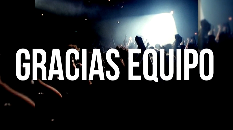 ¡Gracias, equipo!