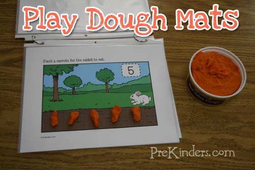 Lesson Planning with Me!: Play Dough Math Mats