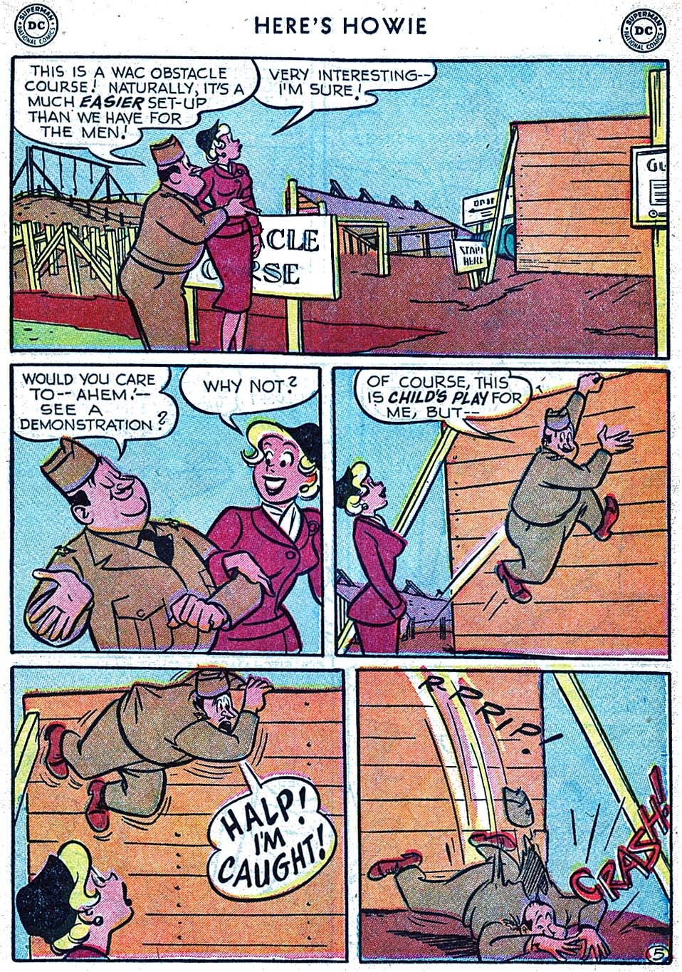 Four-Color Shadows: Winnie the WAC-Here's Howie-1954