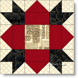 Patchwork Square Blog: Weathervane quilt block