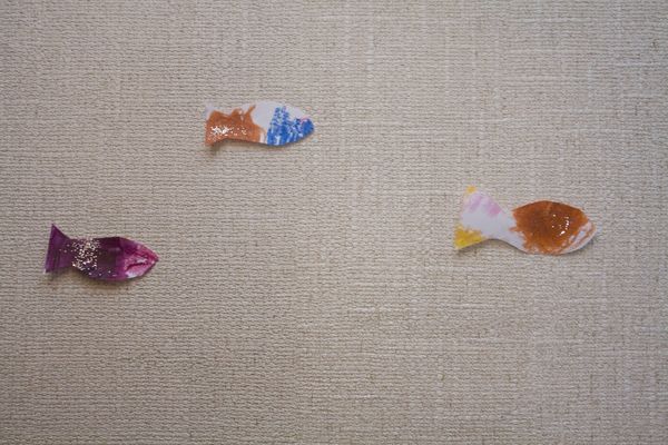 Glittery Melted Crayon Fish - Life with Moore Babies